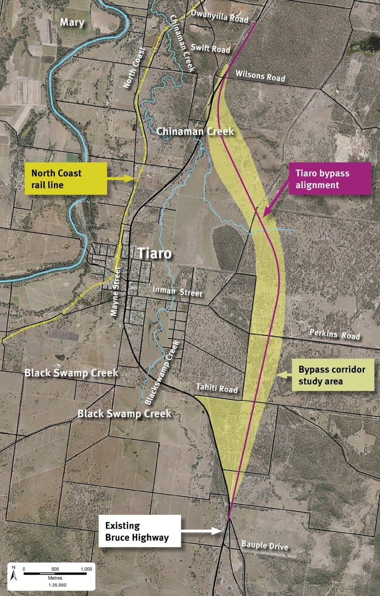 Proposed QLD Bruce Highway Tiaro bypass project secures new funding
