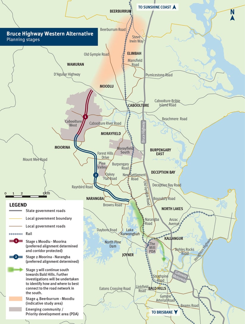 Planning progresses for QLD Bruce Highway Western Alternative Stage 2
