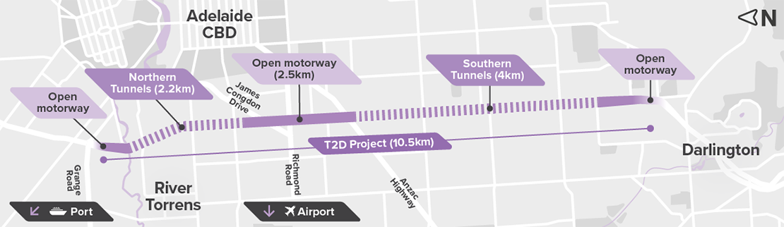 Major construction on Torrens to Darlington Project a step closer