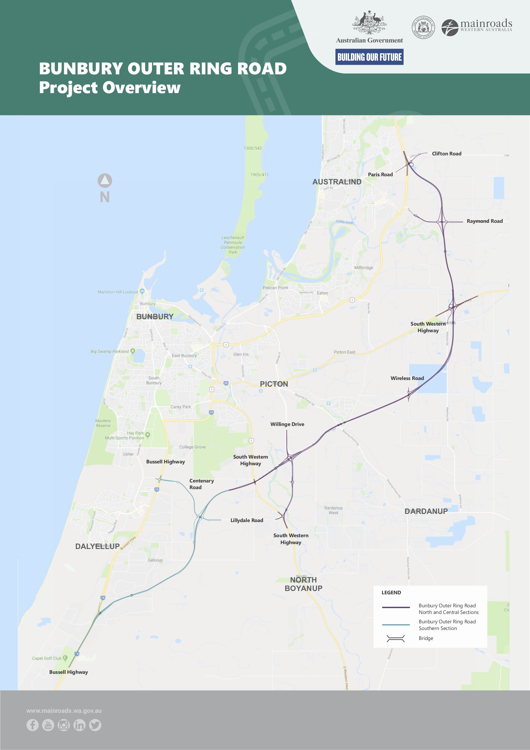 WA Bunbury Outer Ring Road project secures additional $400m funding