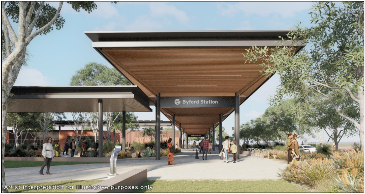 Designs for new METRONET Byford Station revealed for consultation