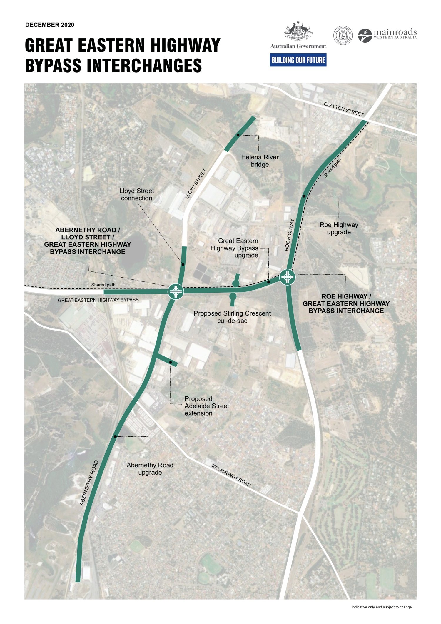 Builder appointed for WA Great Eastern Hwy Bypass Interchanges project