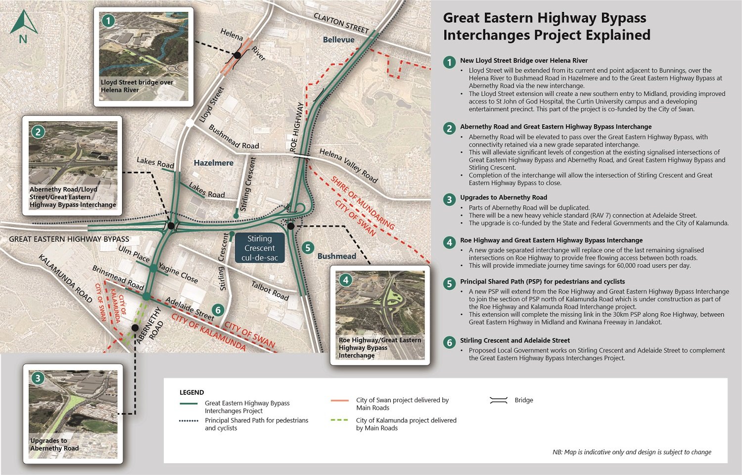 Works begin on WA Great Eastern Highway Bypass Interchanges project