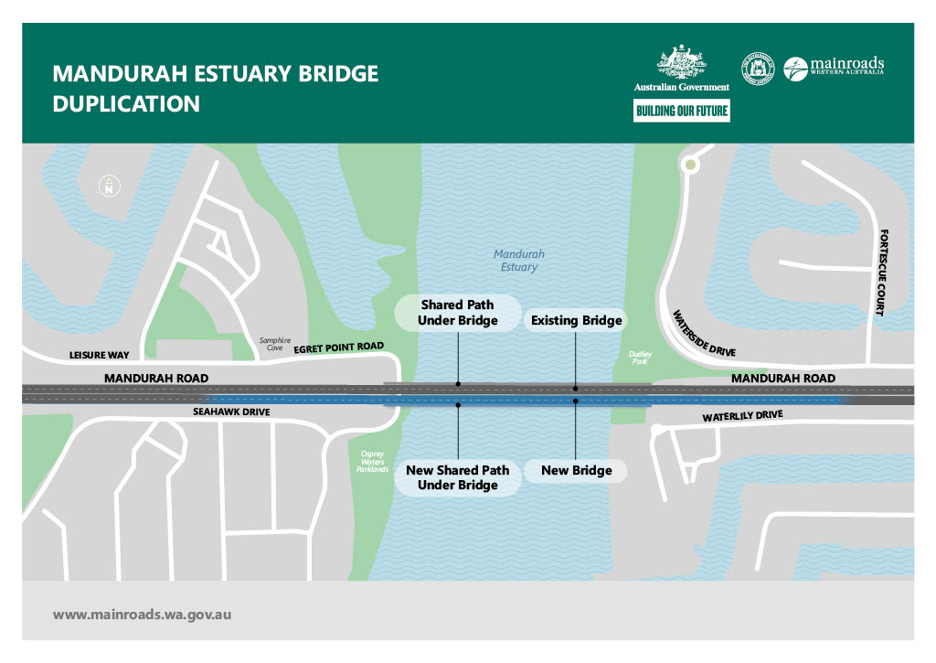 New Mandurah Estuary Bridge is ready to begin construction in 2024