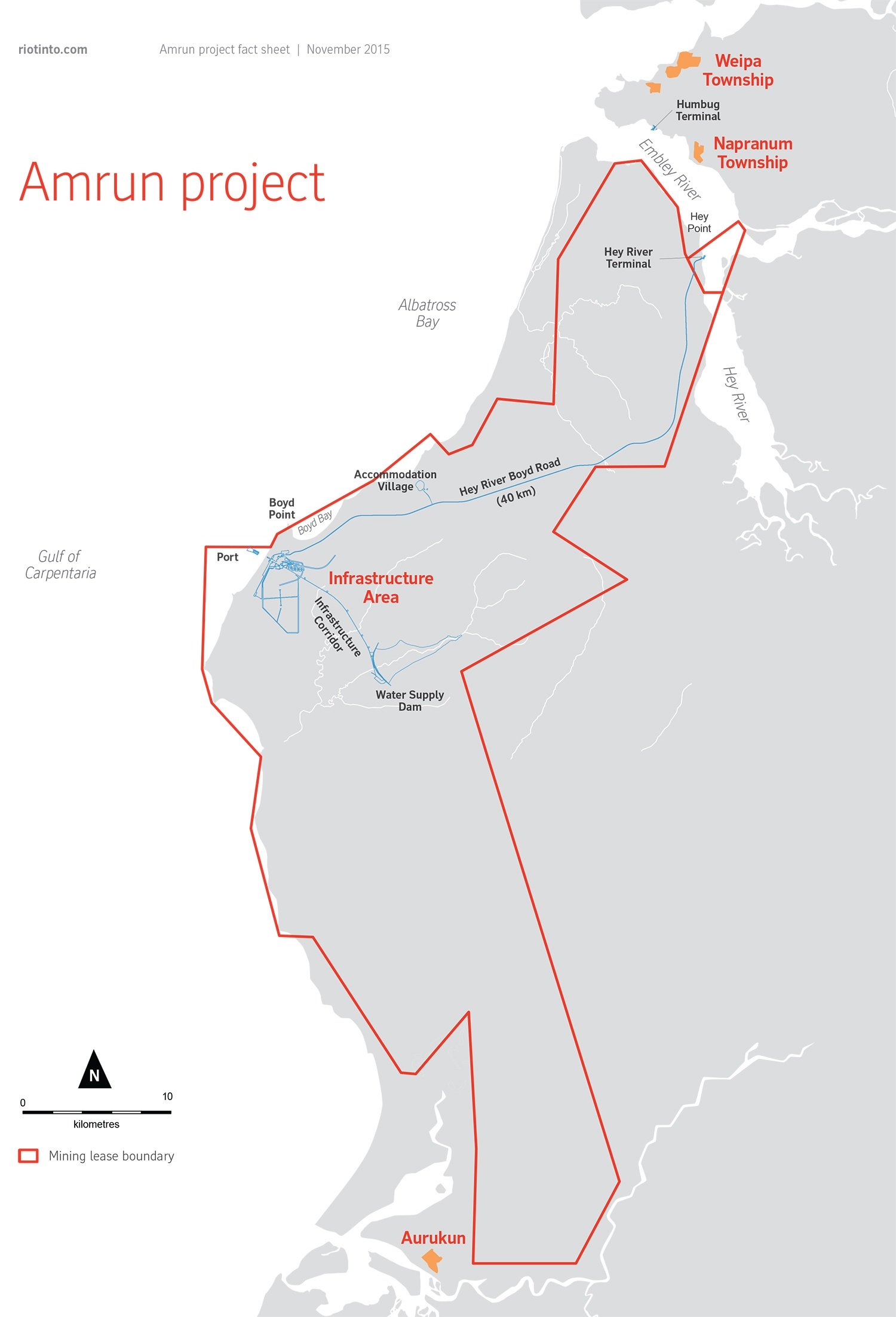 Rio Tinto awards contract for Amrun Export Facility