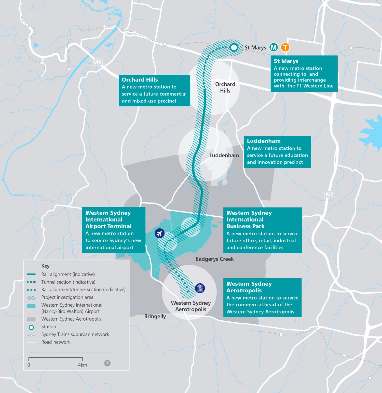 $11bn Western Sydney Airport rail project to begin works this year