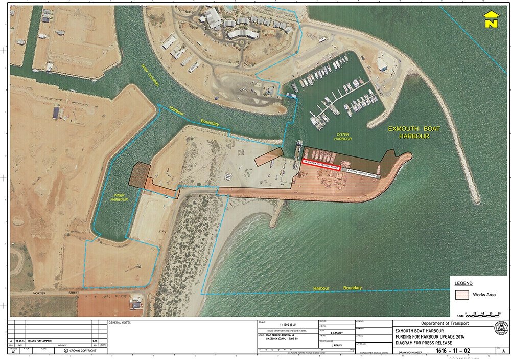 Main works contract awarded for $18m Exmouth Boat Harbour upgrade in WA