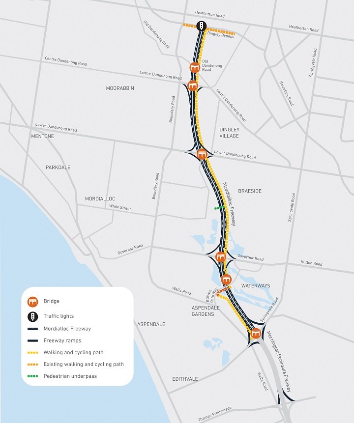 Early works contractor announced for $375m Mordialloc Freeway project VIC