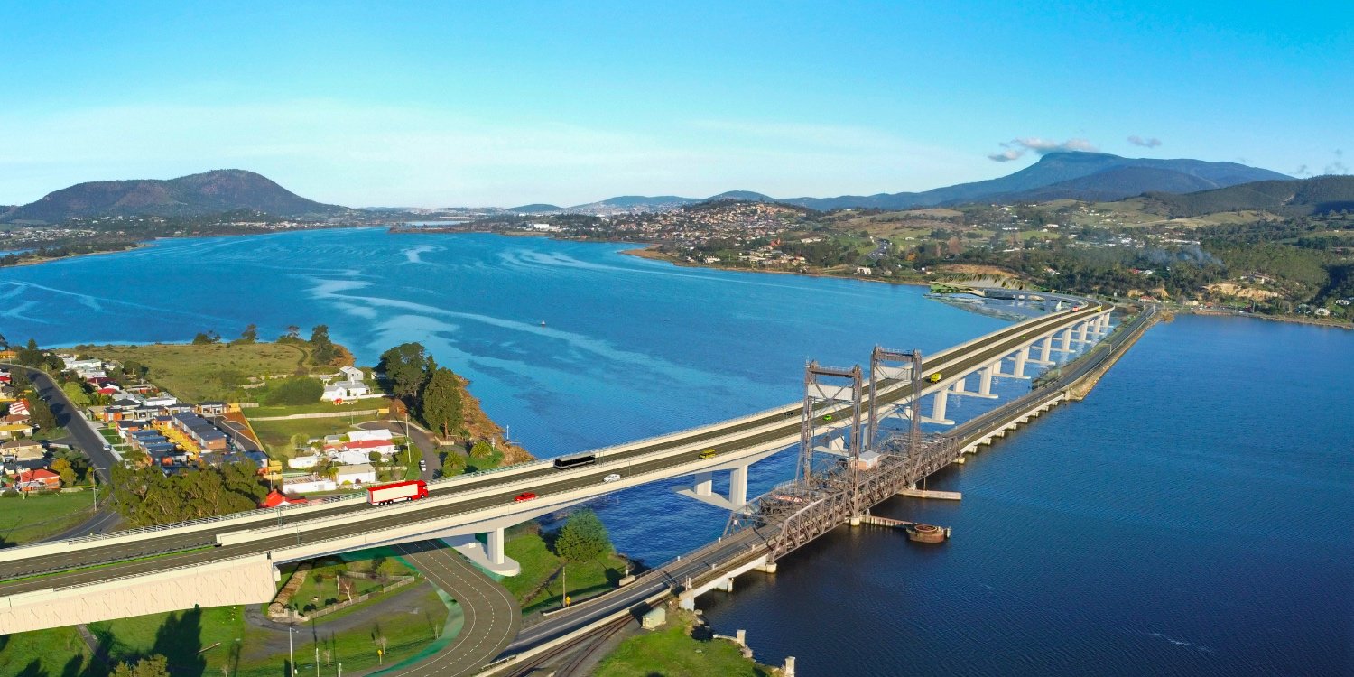 $576m new Bridgewater Bridge in TAS reaches new milestone