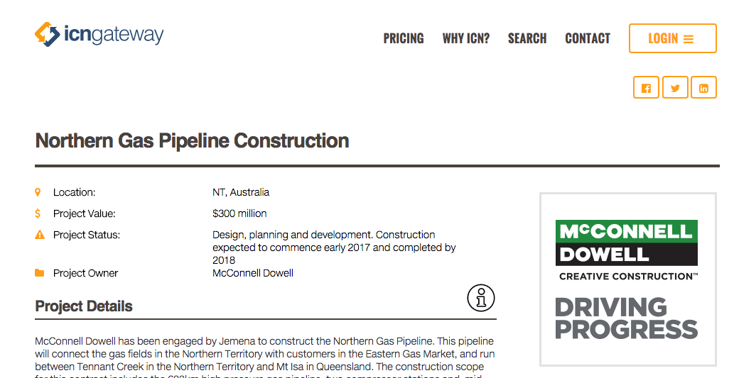 Need to know: How to submit an EOI for the $300m Northern Gas Pipeline ...