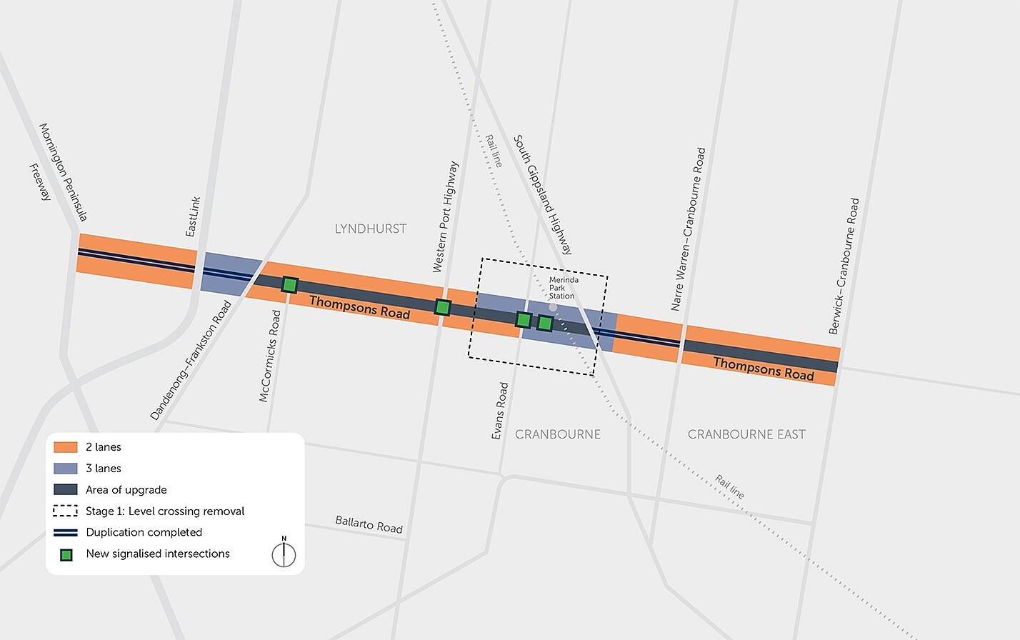 Contract awarded for Stage 1 of $175m Thompson Road upgrade in VIC