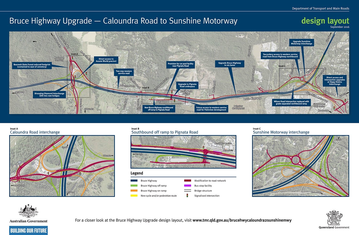 Contract awarded for $929.3m Bruce Hwy Caloundra Rd-Sunshine Motorway ...