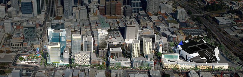 Where are Perth's strategic growth centres?