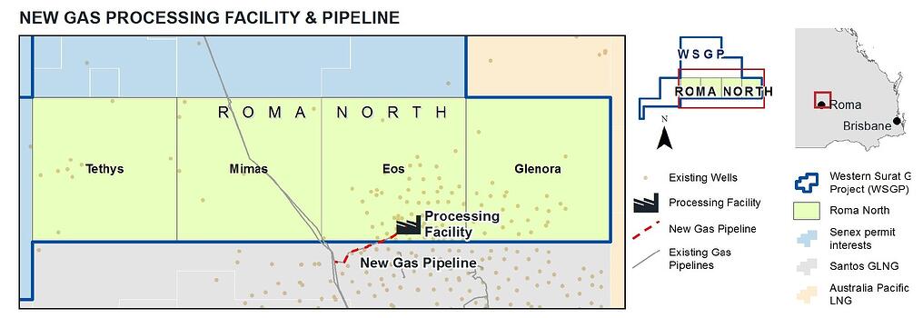 Works underway on Senex Energy's new gas facility and pipeline in QLD