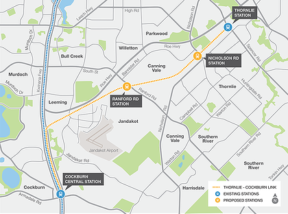 Two WA METRONET projects given the priority infrastructure status