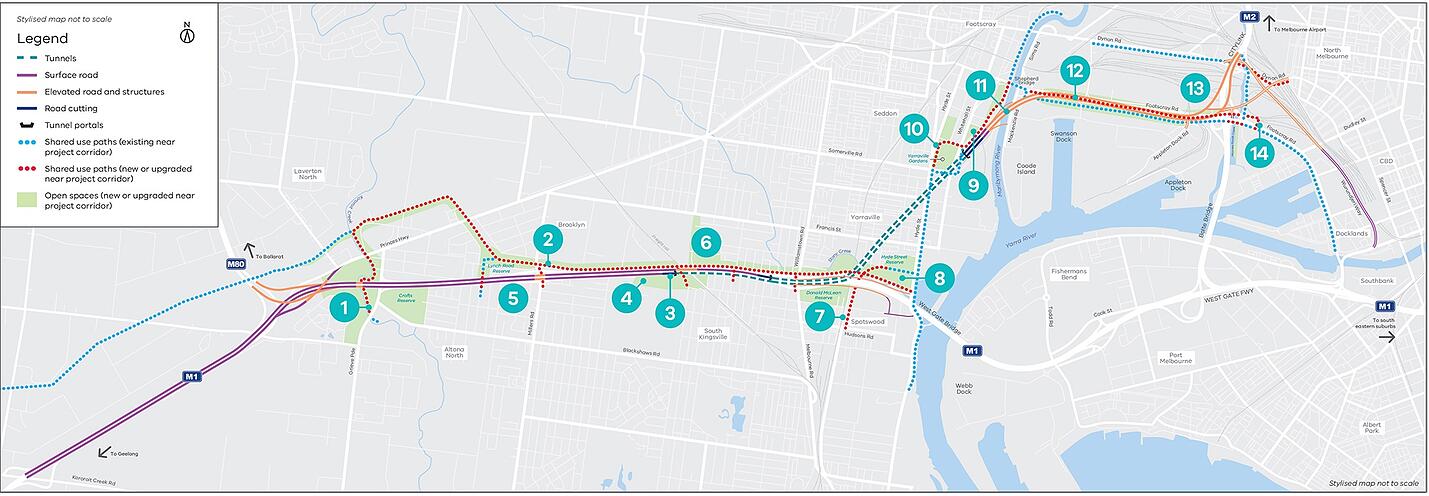 Works begin on massive West Gate Tunnel in VIC